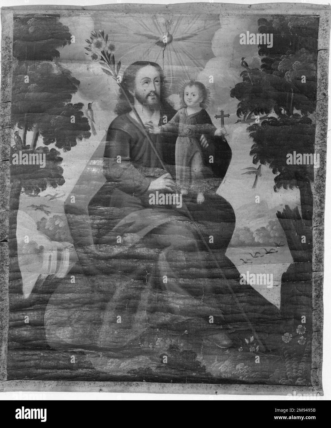 Traveling Altar, painted canvas with wood case Unknown. Traveling Altar ...