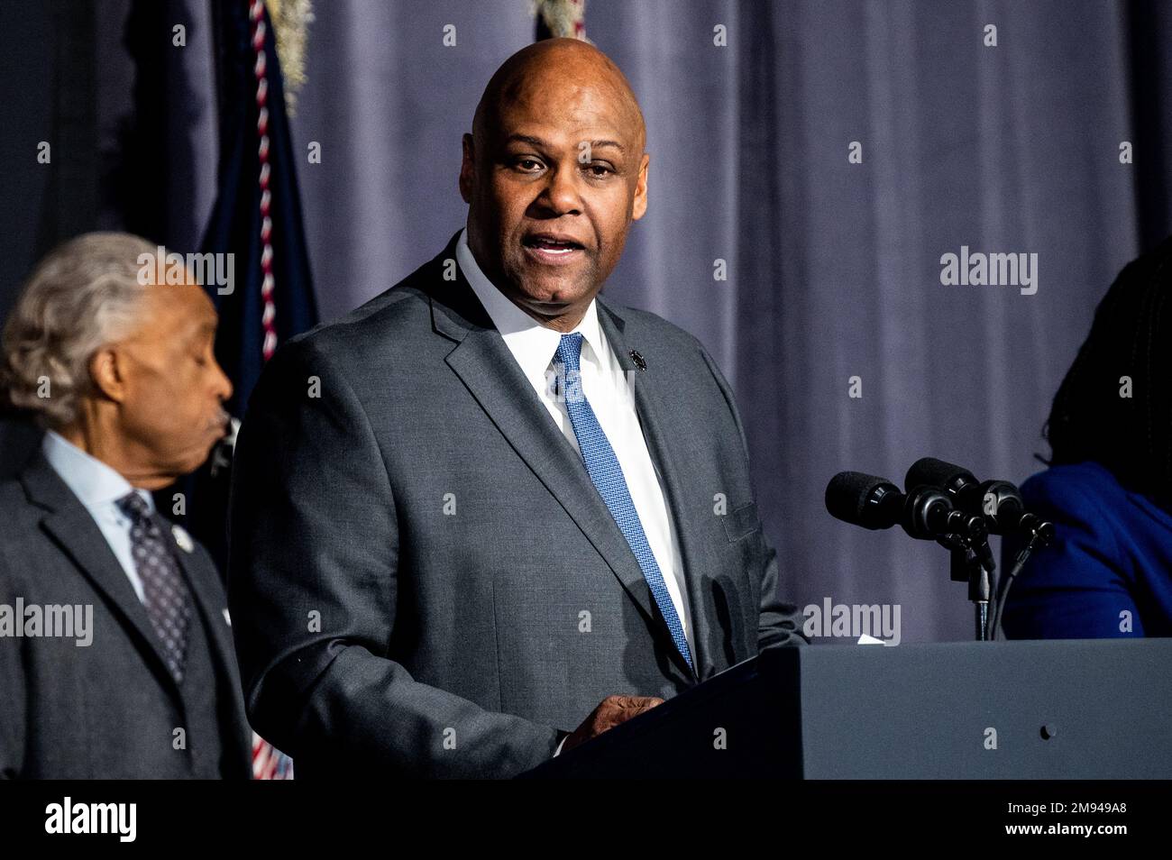 Washington, United States. 16th Jan, 2023. Ray Curry, President of the ...