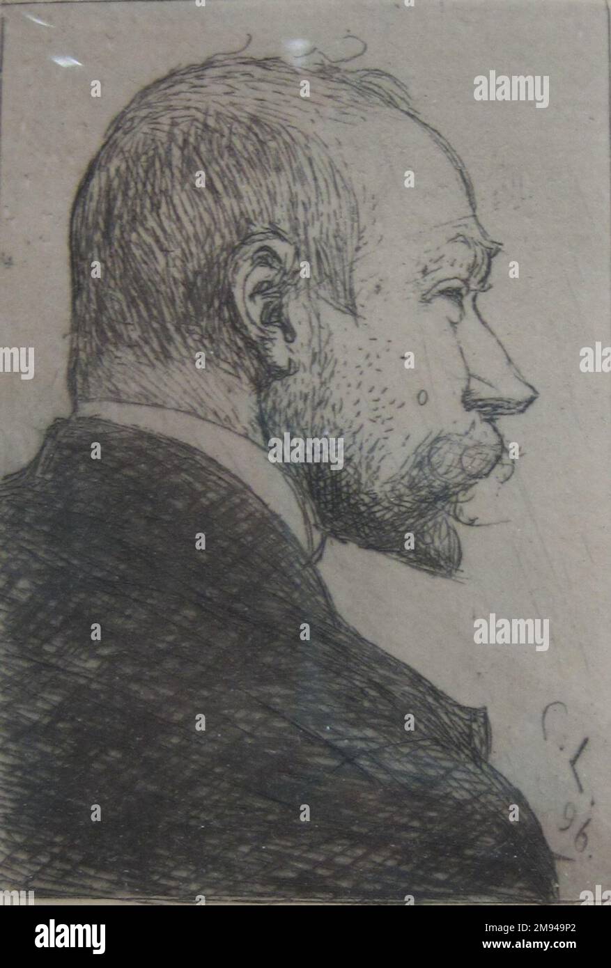 Self Portrait Carl Olof Larsson (Swedish, 1853-1919). , 1896. Etching ...