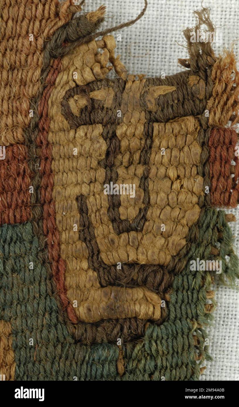 Fragment with Figural Decoration Coptic. Fragment with Figural ...