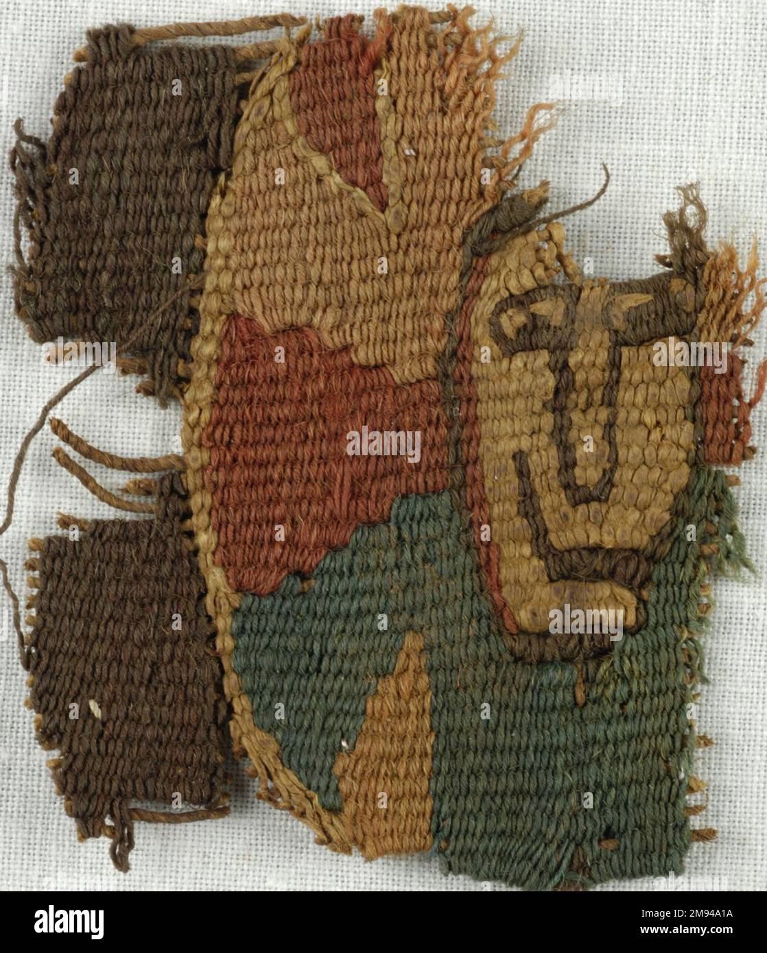 Fragment with Figural Decoration Coptic. Fragment with Figural ...