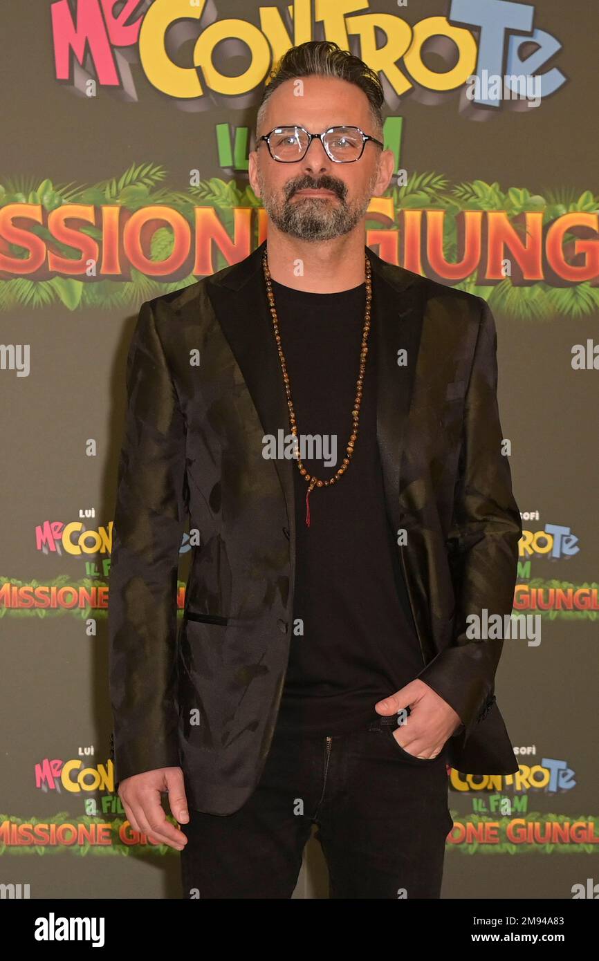 Rome, Italy. 16th Jan, 2023. Gianluca Leuzzi attends the photocall of ...