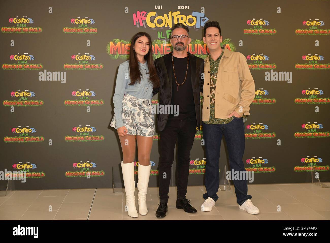 Sofia Scalia (l), Gianluca Leuzzi (c) and Luigi Calagna (r) attend the ...