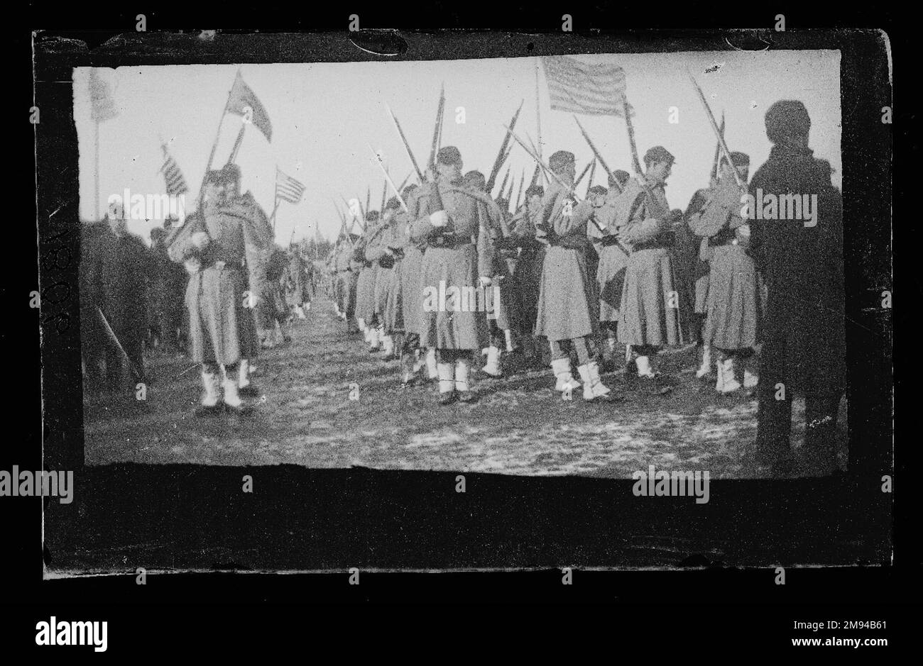 Sham Battle Soldiers in Plaza, Prospect Park, Brooklyn George Bradford ...