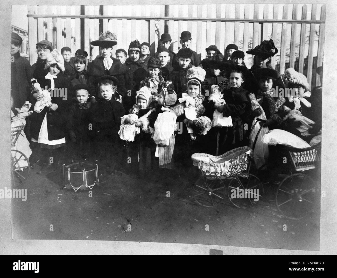 Children & Dolls, Brooklyn 1880's Breading G. Way (American, 1860-1940 ...