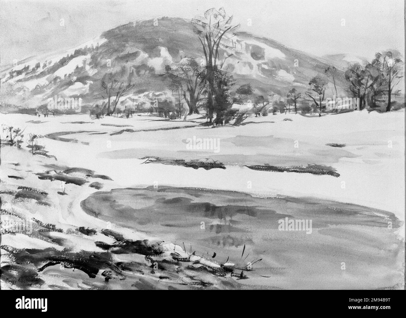 The Thaw Dodge MacKnight (American, 1860-1950).. Watercolor American ...