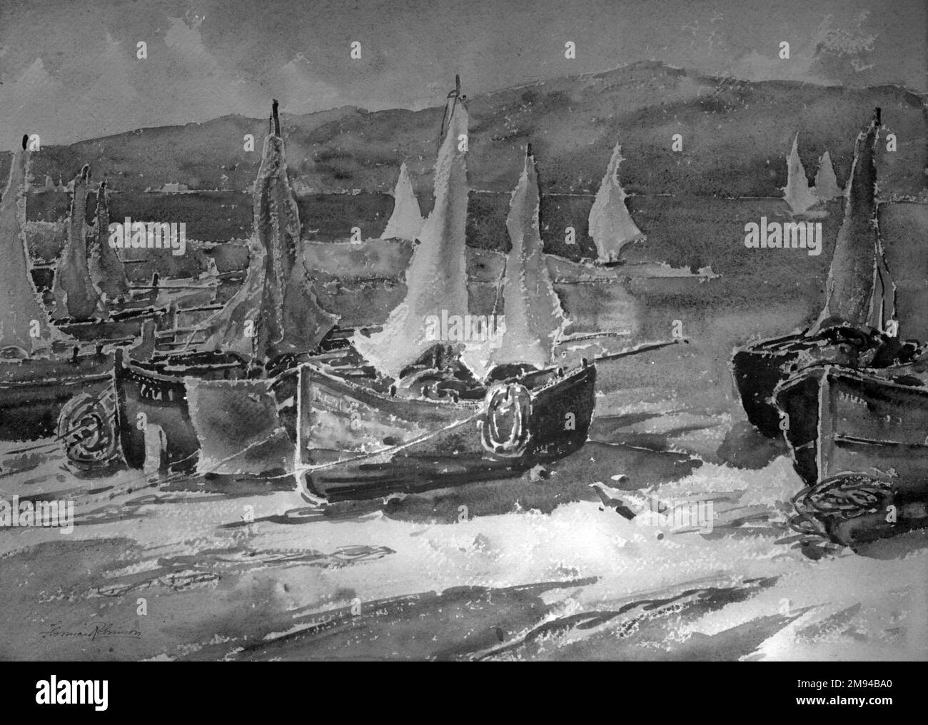 Drying Sails Florence Vincent Robinson (American, 1874-1937 ...