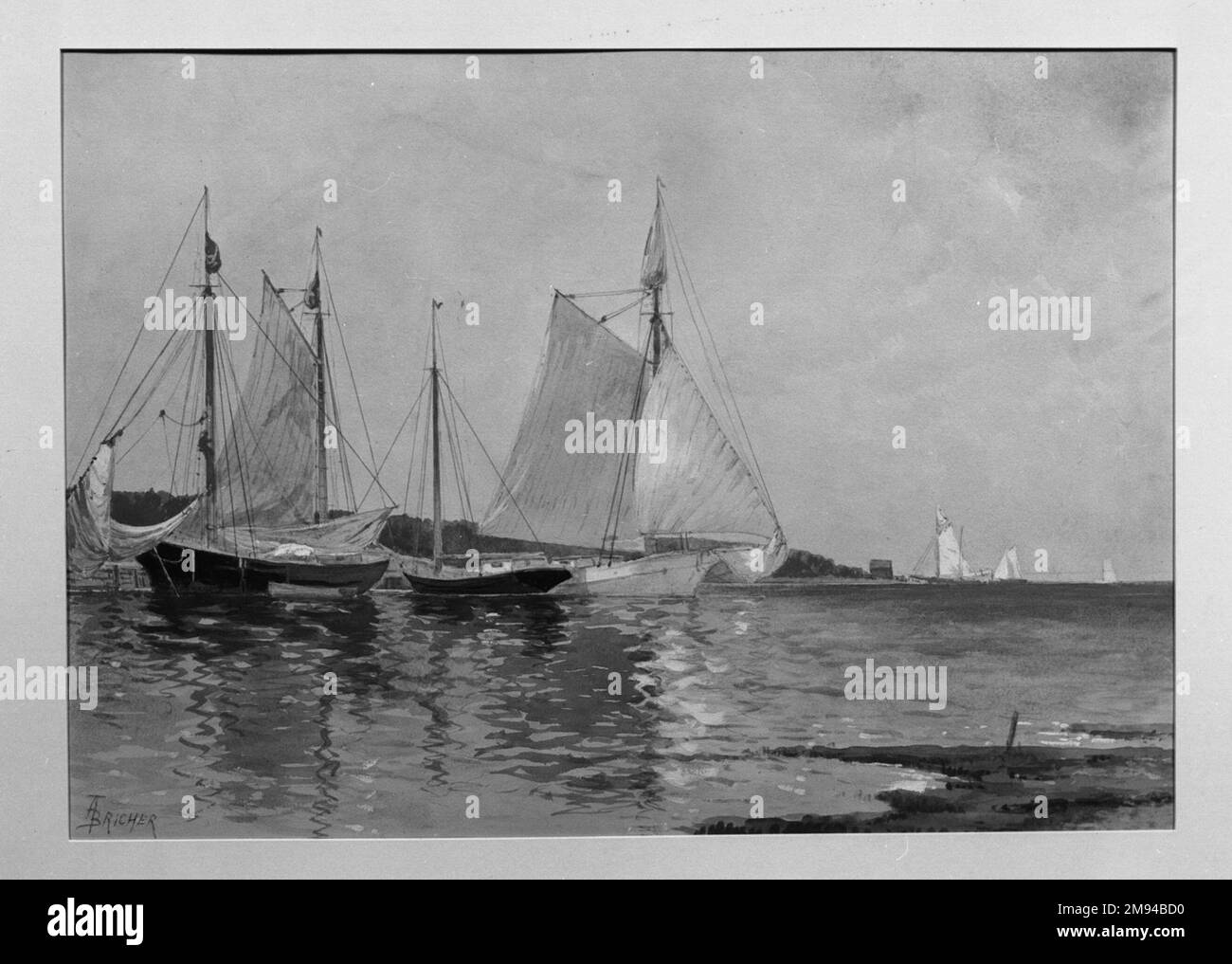 Fishing Boats Alfred Thompson Bricher (American, 1837-1908 ...