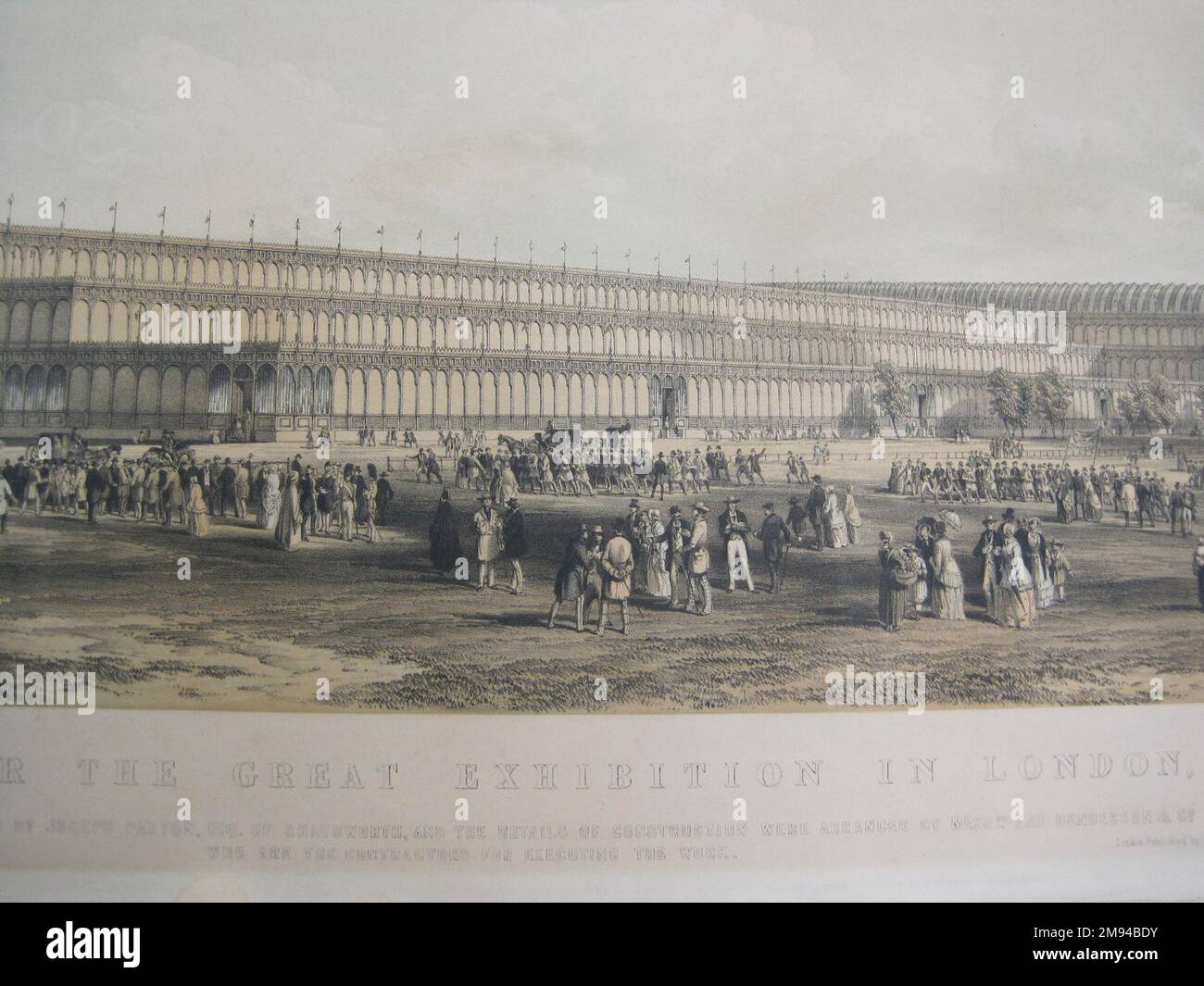 Building for the Great Exhibition in London George Hawkins II (British ...