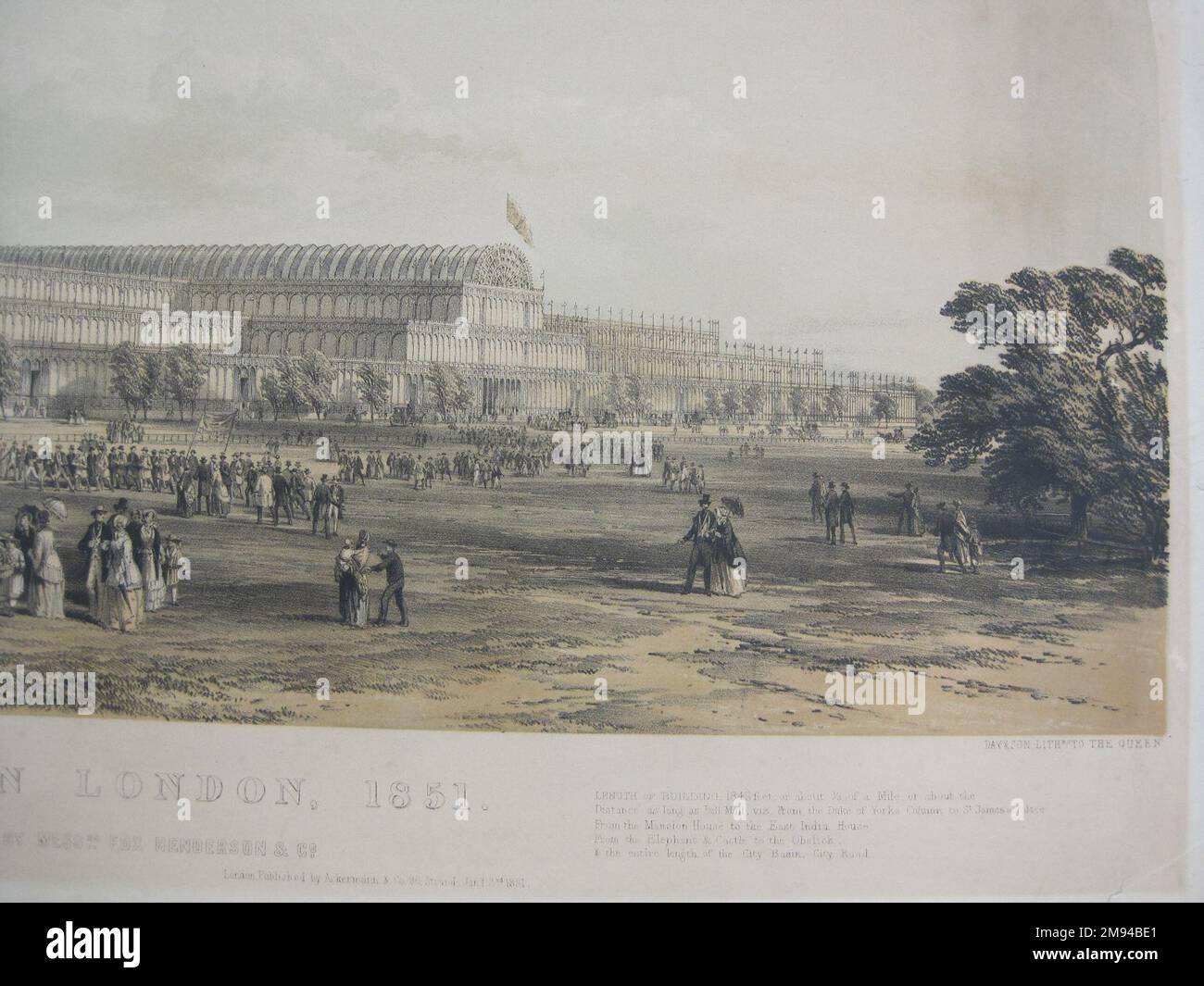 Building for the Great Exhibition in London George Hawkins II (British ...