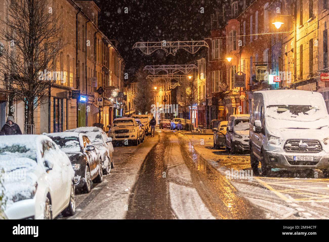 Clonakilty, West Cork, Ireland. 16th Jan, 2023. Heavy snow fell across ...