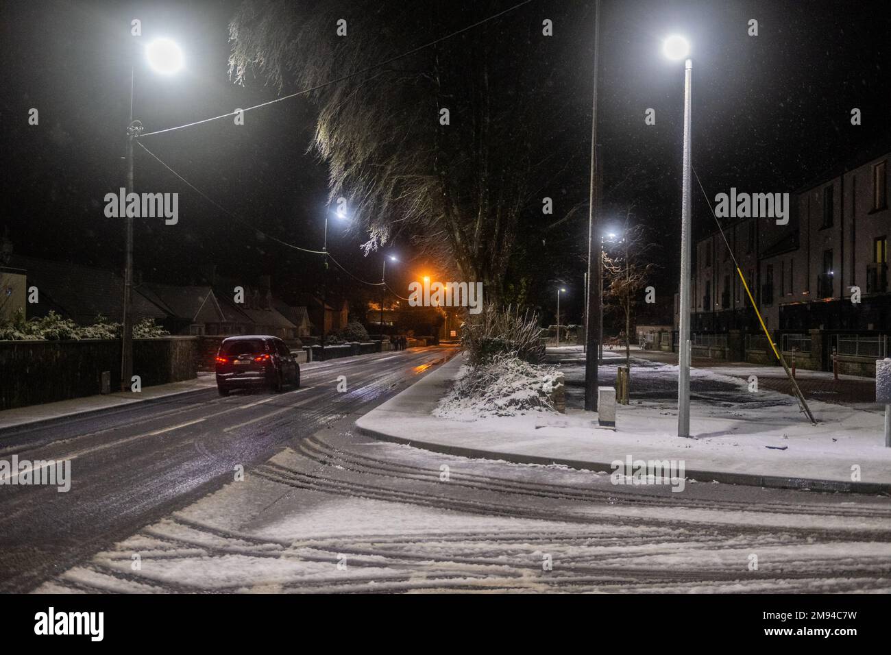 Clonakilty, West Cork, Ireland. 17th Jan, 2023. Heavy snow fell across ...