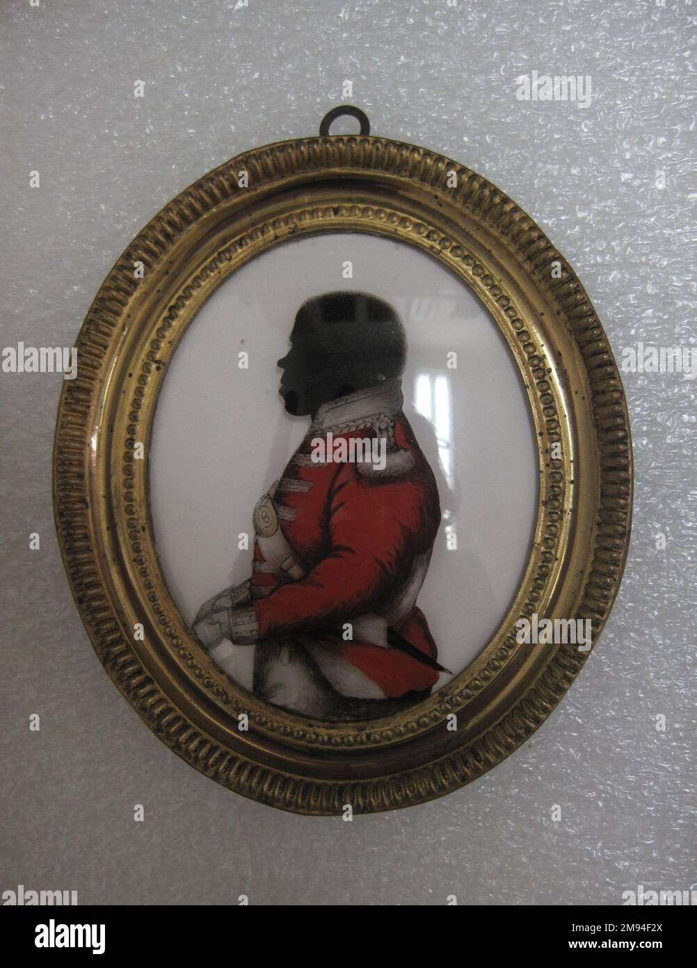 Silhouette of Half-Length of Officer Buncombe. Silhouette of Half ...