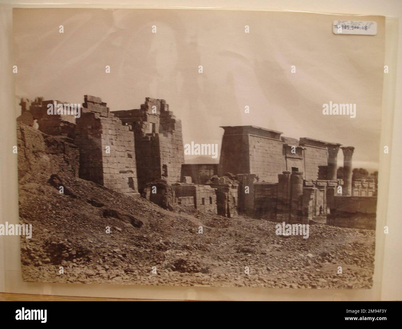 Temple at Medinet Habu Pascal Sébah (Turkish, 1823-1886). , late 19th ...