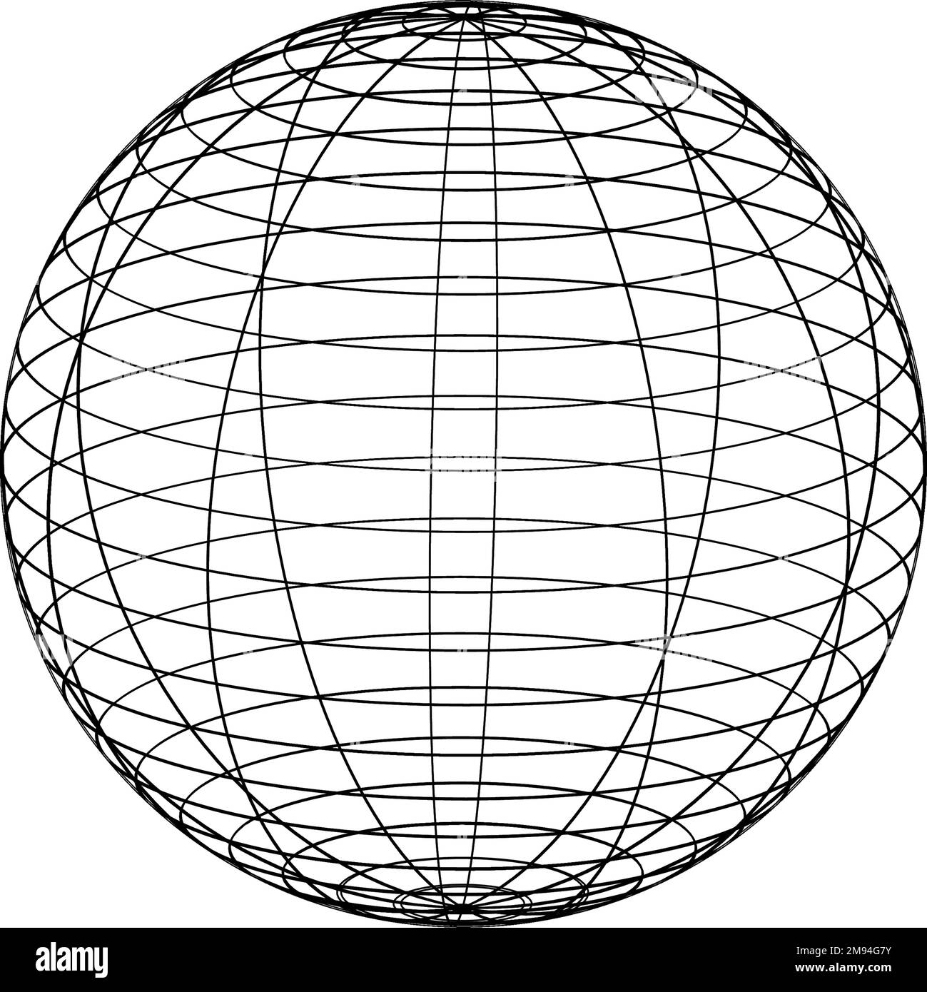 Wireframe sphere. Globe grid frame element. Geometric round net ... Wireframe sphere. Globe grid frame element. Geometric round net ...
