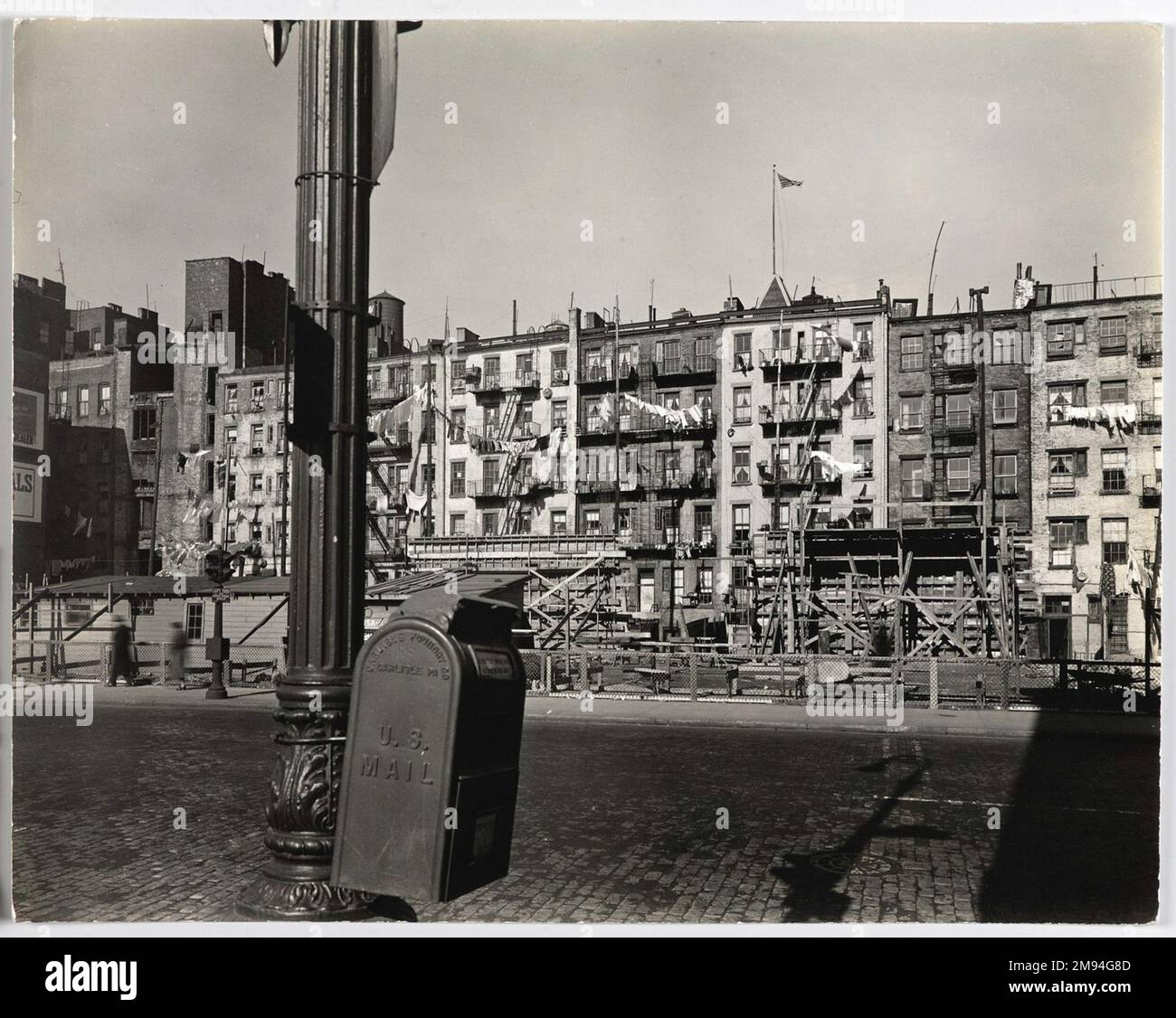 Old Law Tenements, Forsythe and East Houston Streets Berenice Abbott ...