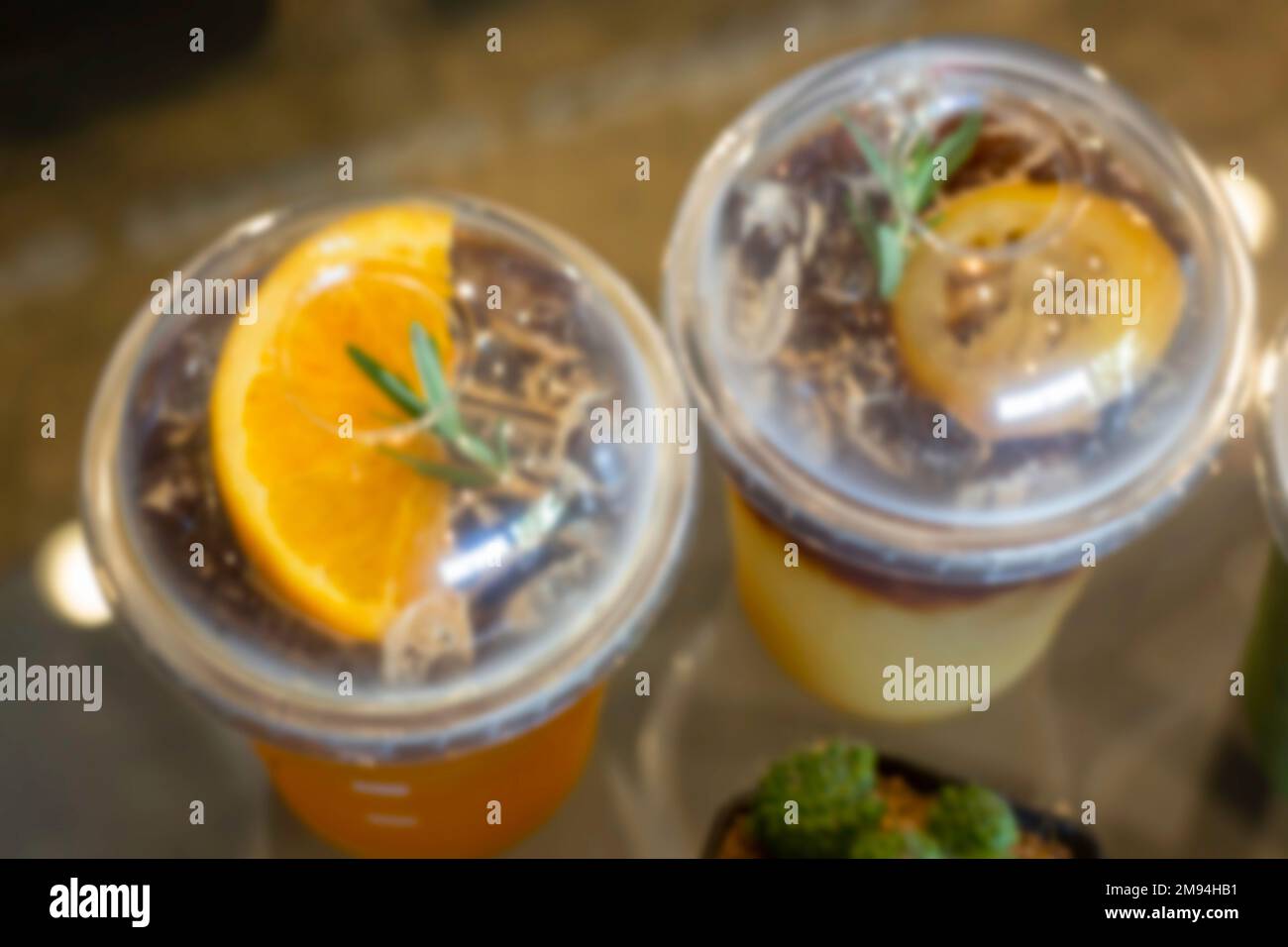 Glass of americano mixed with craft soda and yuzu orange juice, stock ...