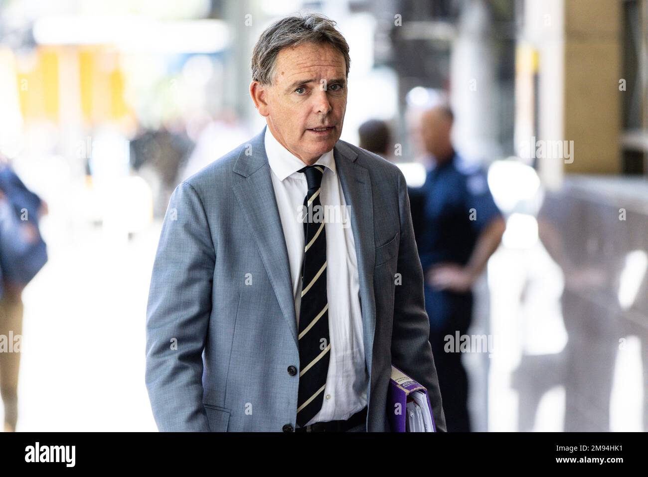 Lynn’s defence barrister Dermot Dann KC arrives at the Melbourne ...