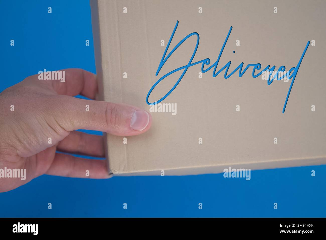 Delivered order package hi-res stock photography and images - Alamy