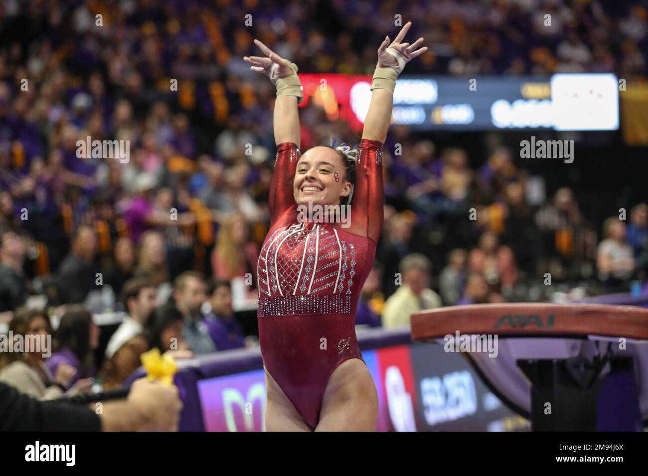 Baton Rouge, LA, USA. 16th Jan, 2023. Oklahoma's Faith Torrez poses ...
