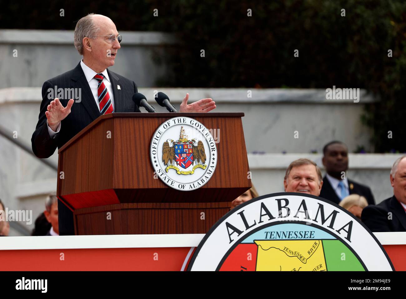 Alabama State Treasurer, Young Boozer speaks after being sworn in ...