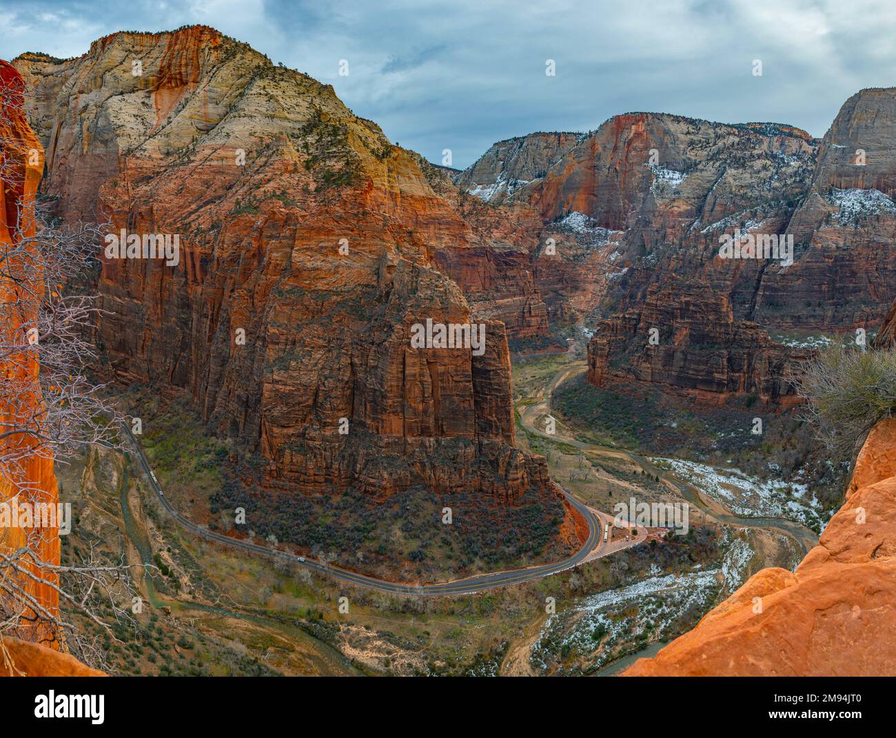 Zion national park utah angel landing hi-res stock photography and ...