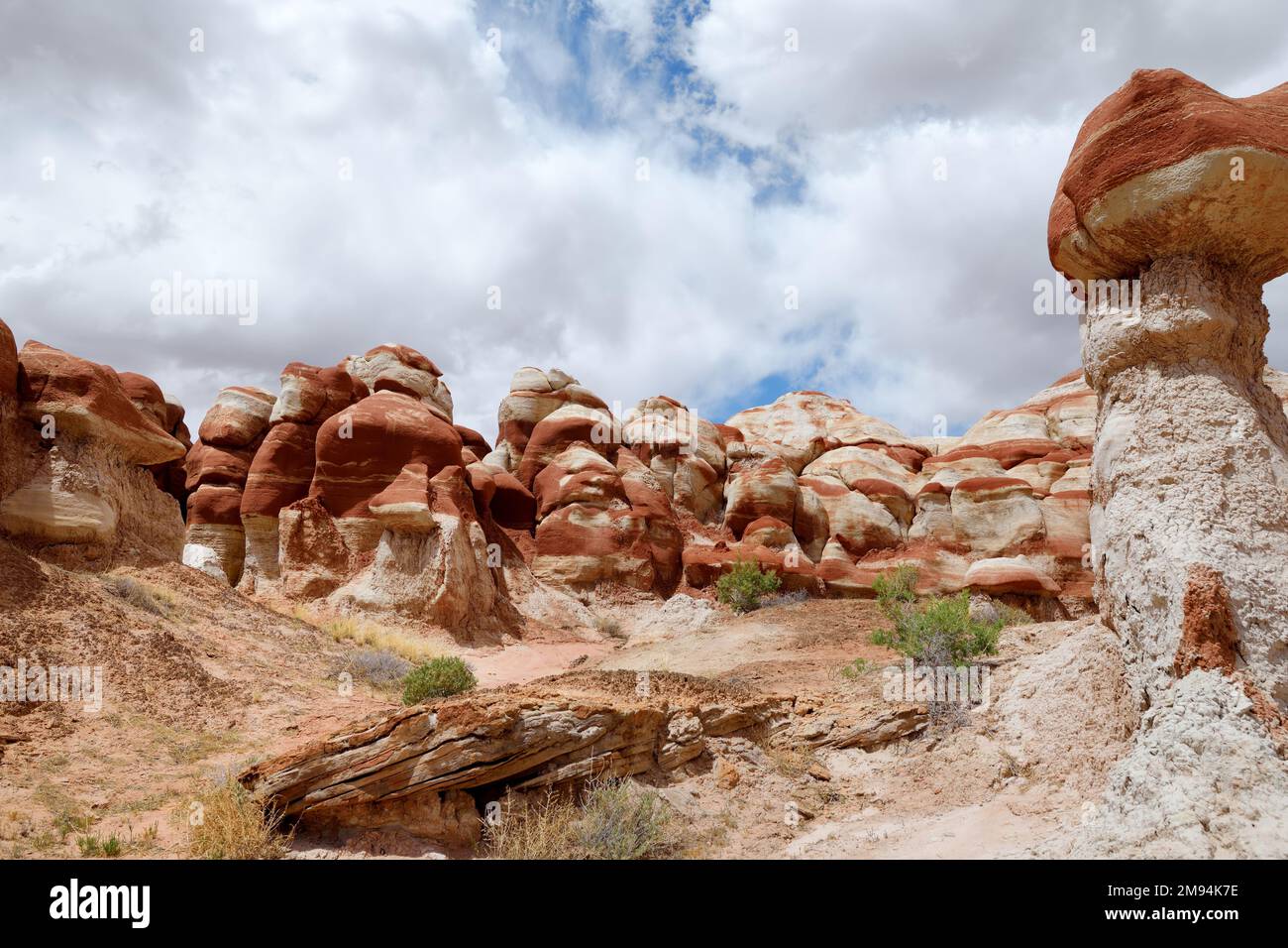 Amazing colors and shapes of sandstone formations of Blue Canyon in ...