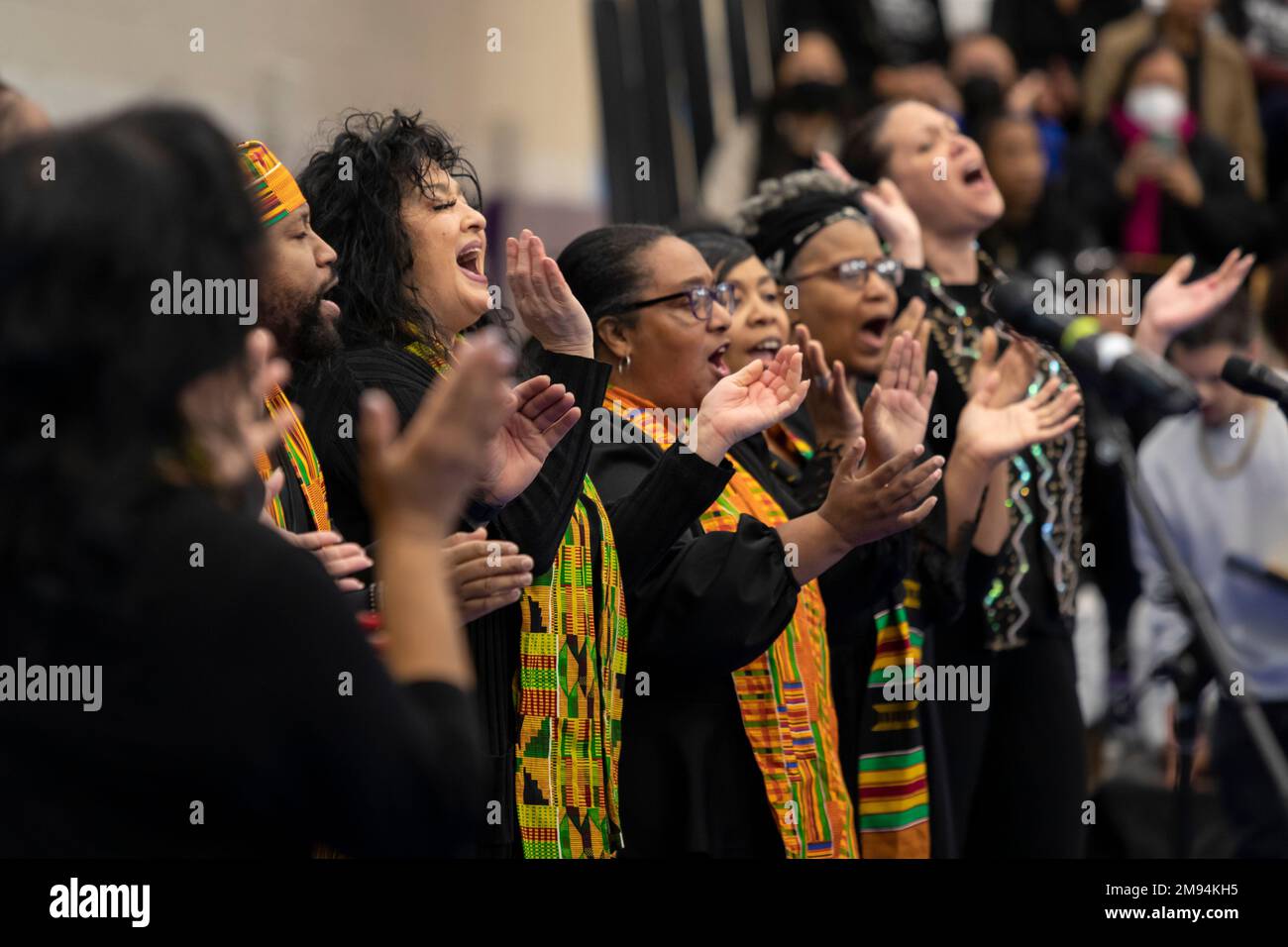 Seattle, Washington, USA. 16th January, 2023. Members of the NAAM ...