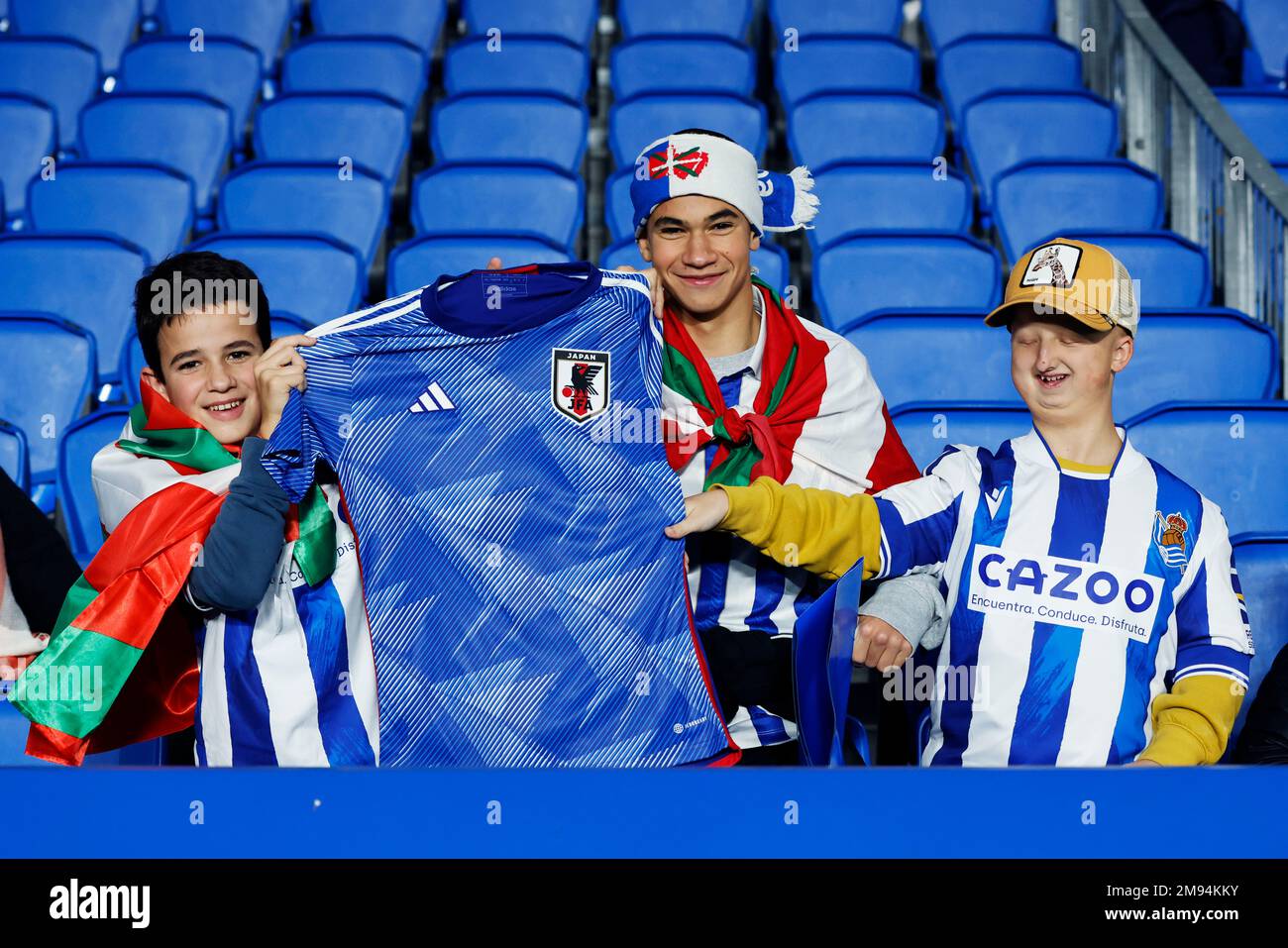 Real sociedad athletic fans hi-res stock photography and images - Alamy