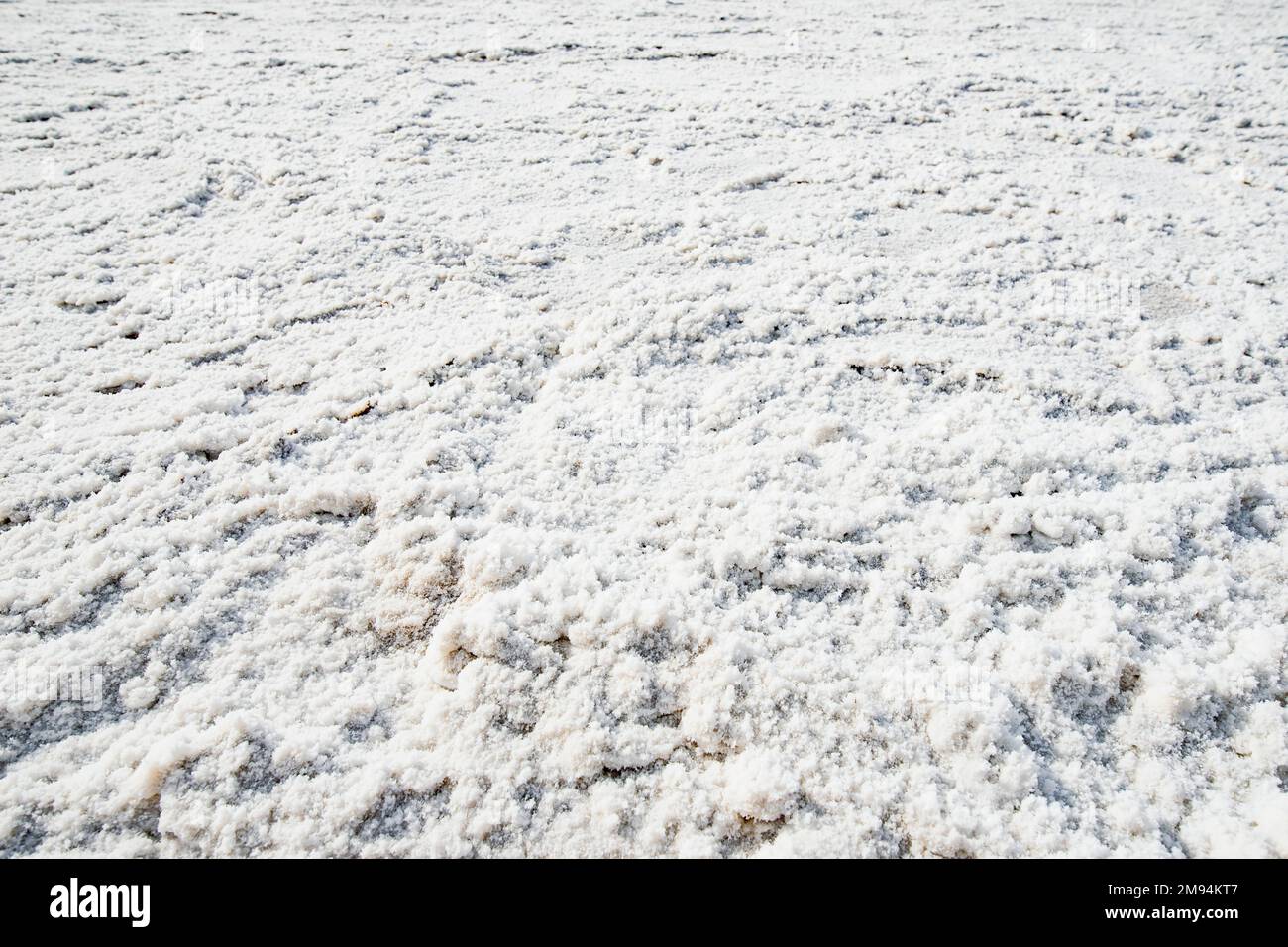 Salt crust in Badwater Basin, the lowest point in north America, Death ...