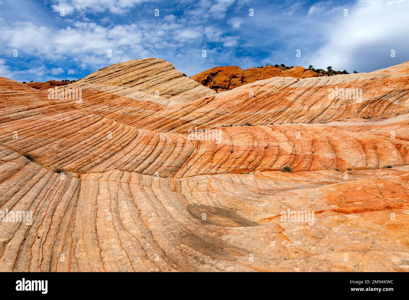 Scenic view of marvelous red and white sandstone formations of Yant ...