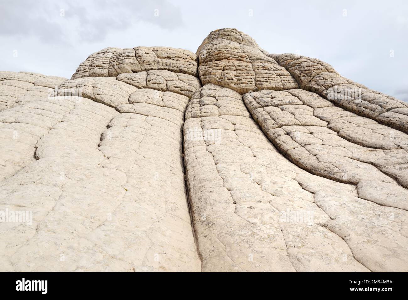 Amazing shapes and colors of moonlike sandstone formations in White ...