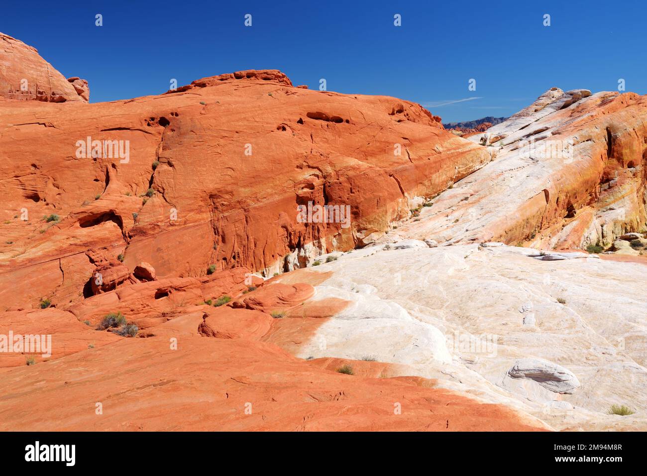 Amazing colors and shapes of sandstone formations in Valley of Fire ...