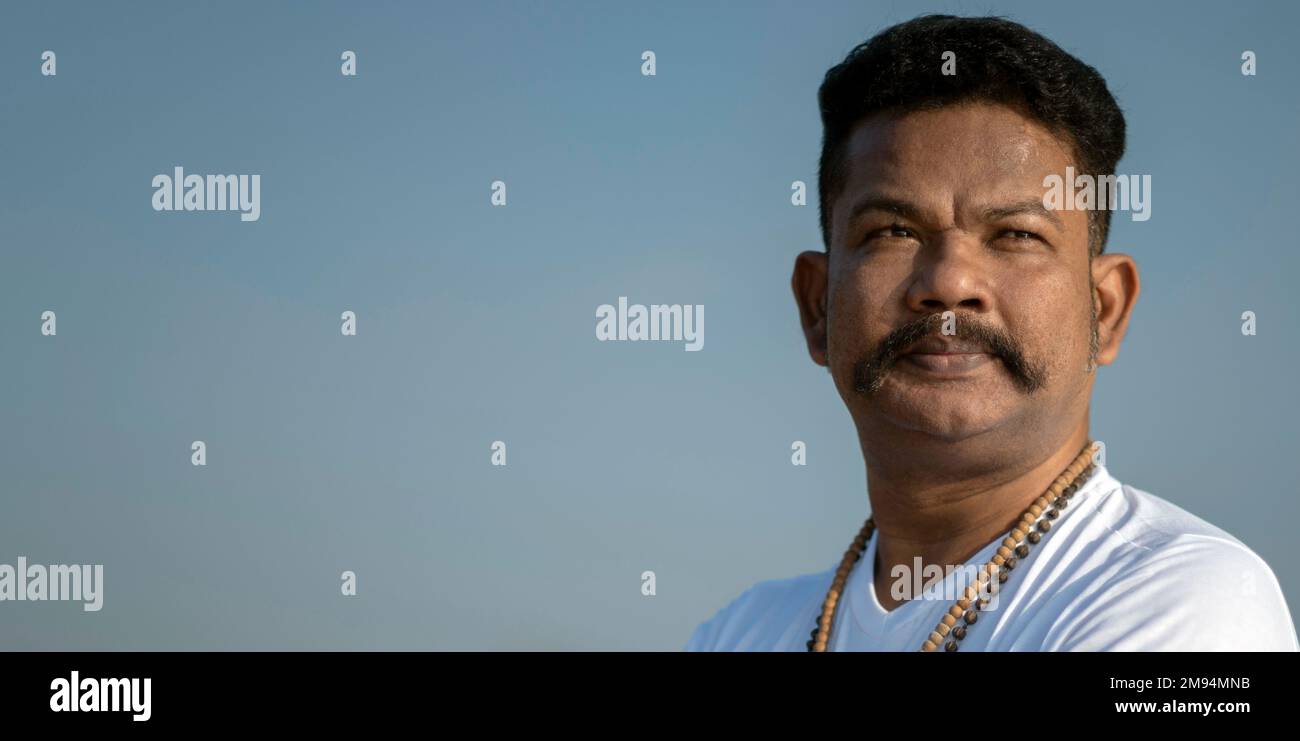 Indian male model with masculine look hi-res stock photography and ...