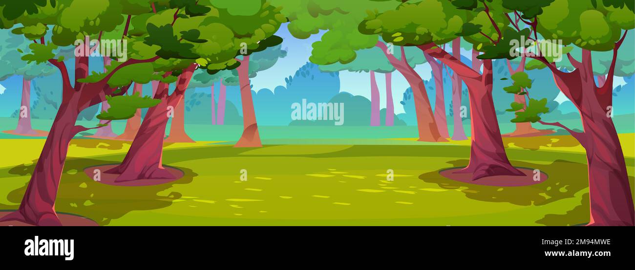 Vivid spring time view Stock Vector Images - Alamy