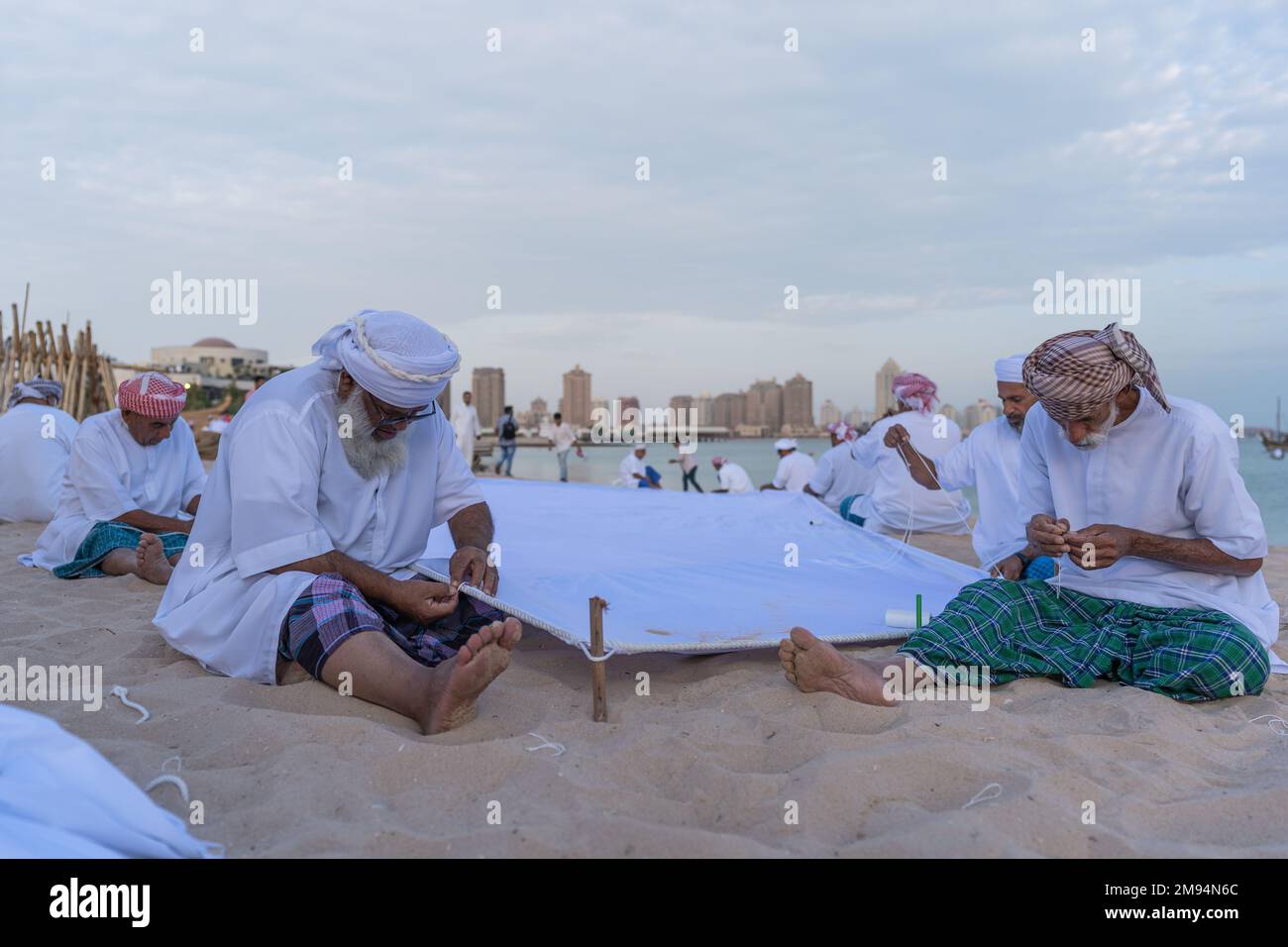 Katara 12th Traditional Dhow Festival, Doha, Qatar Stock Photo - Alamy