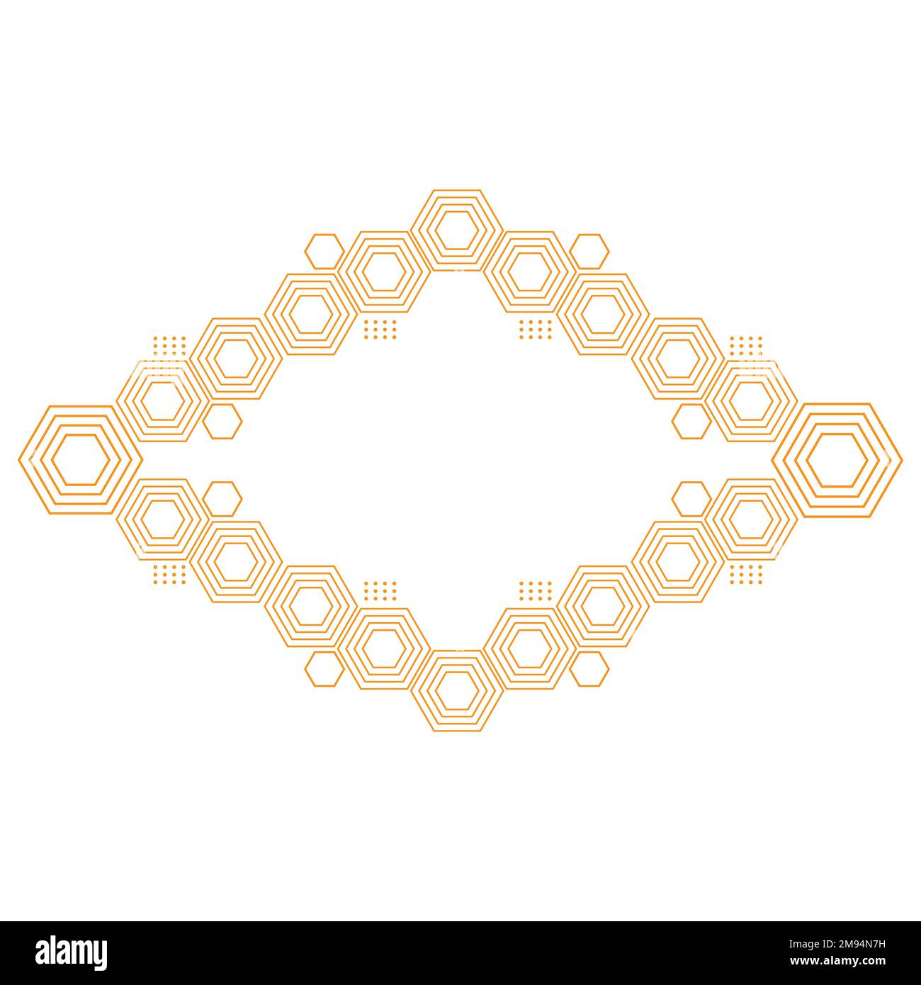 Geometric hexagon infographic concept hi-res stock photography and ...