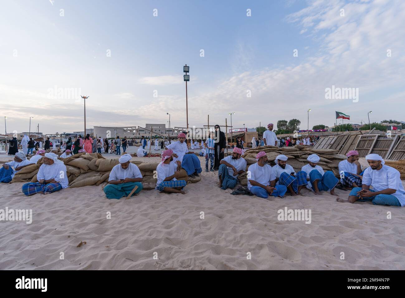 Katara 12th Traditional Dhow Festival, Doha, Qatar Stock Photo - Alamy