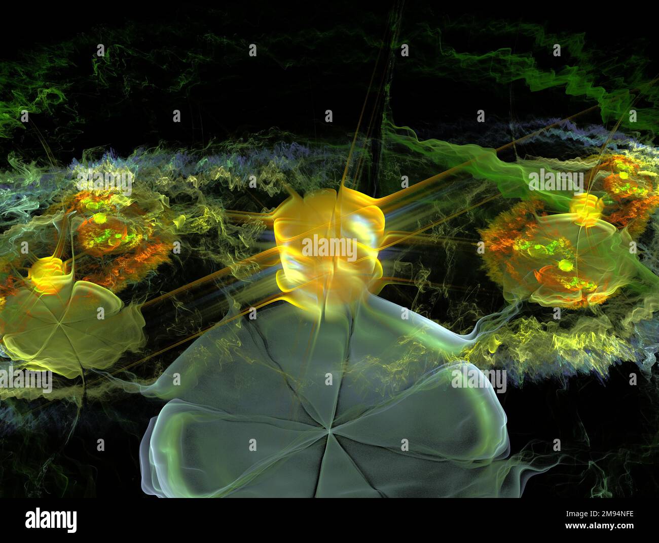 Imaginatory lush fractal texture image abstract background Stock Photo ...