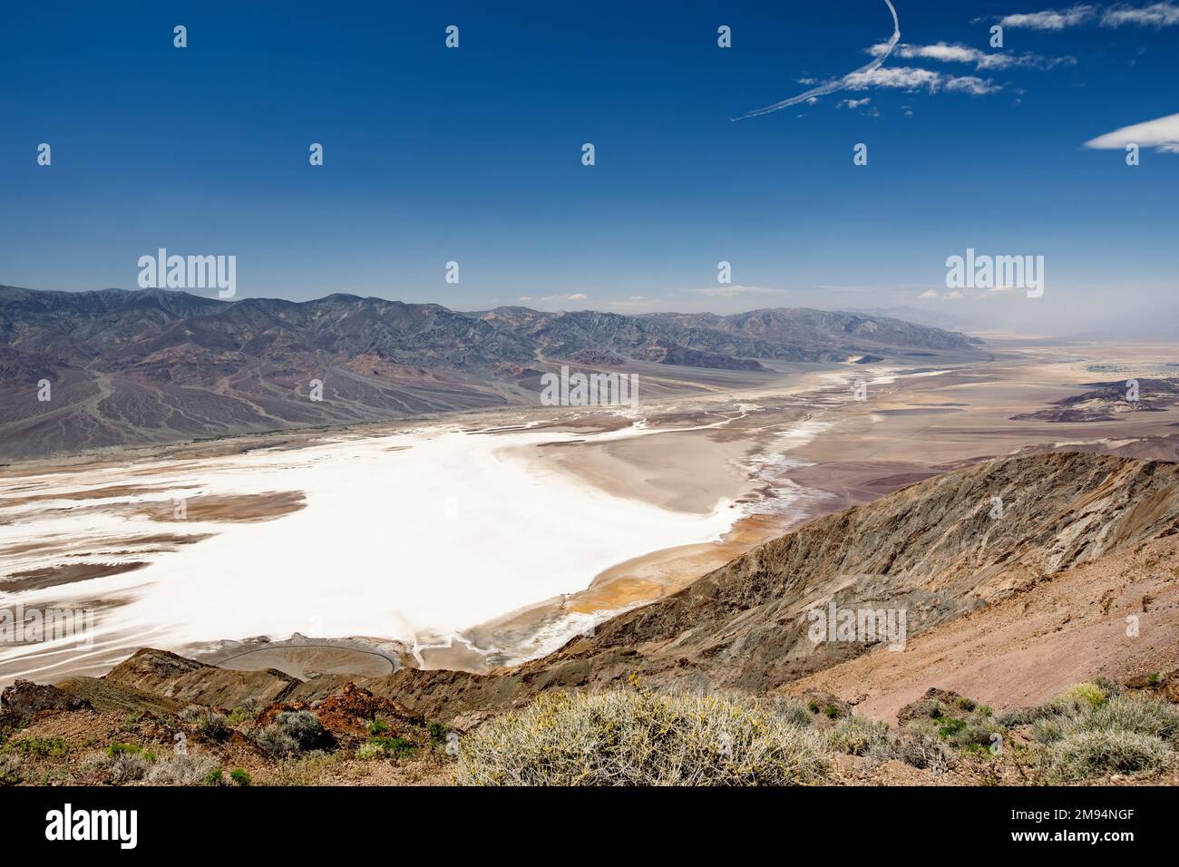 Beautiful view of Death Valley from Dante's View viewpoint, California ...