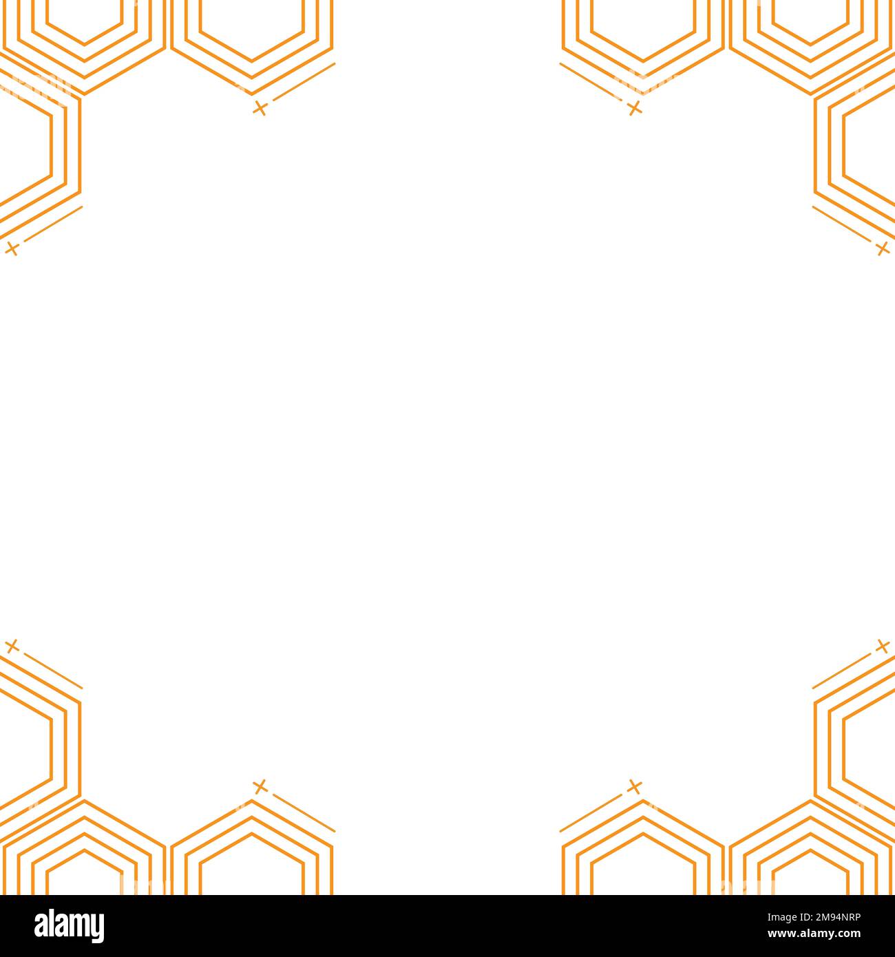 modern geometric hexagonal shape design element Stock Photo - Alamy