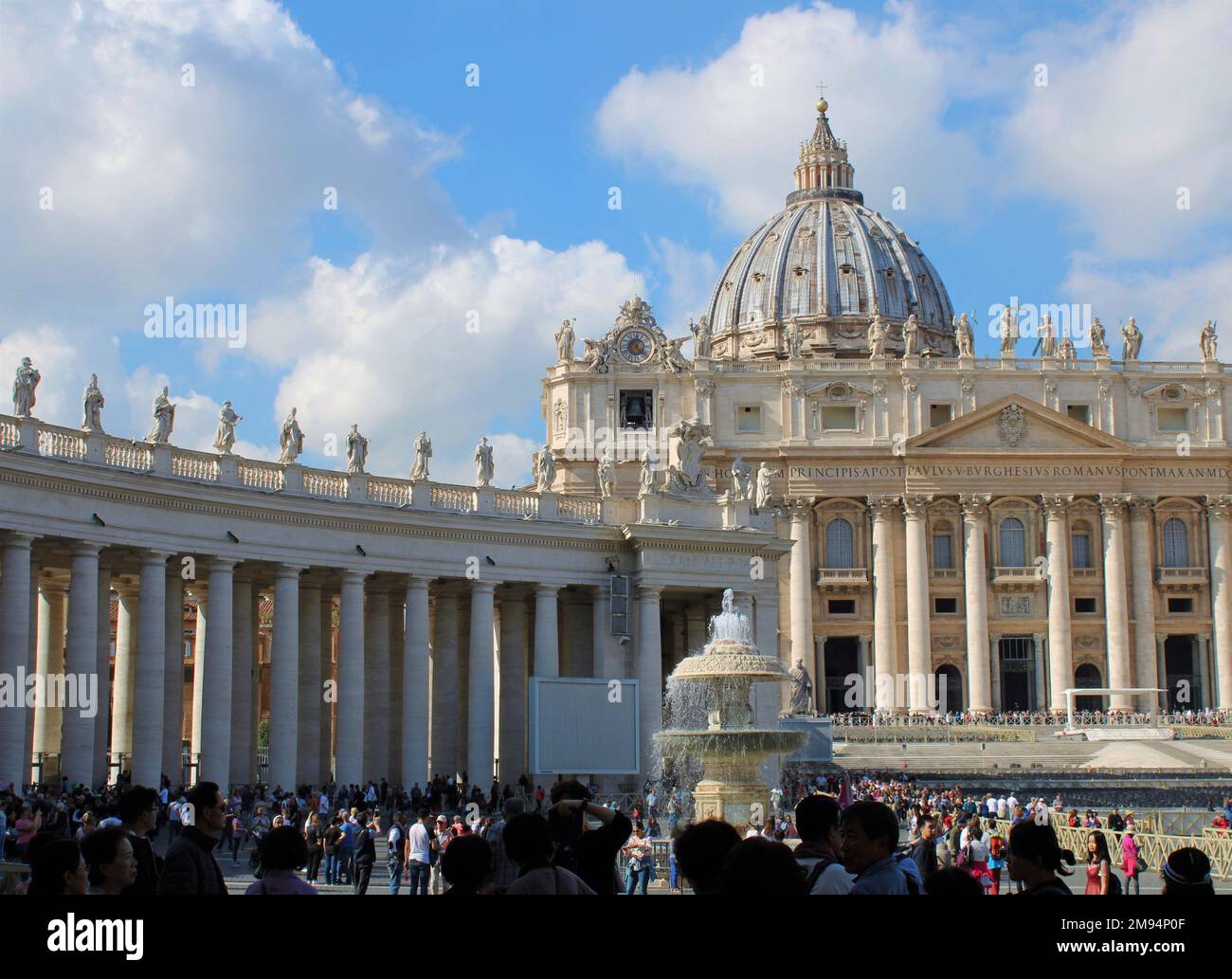 St Peter's Square, Vatican City, Rome, Italy Stock Photo - Alamy