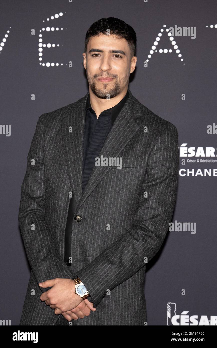 Shain Boumedine attends the Cesar - Revelations 2023 at the Trianon, on ...