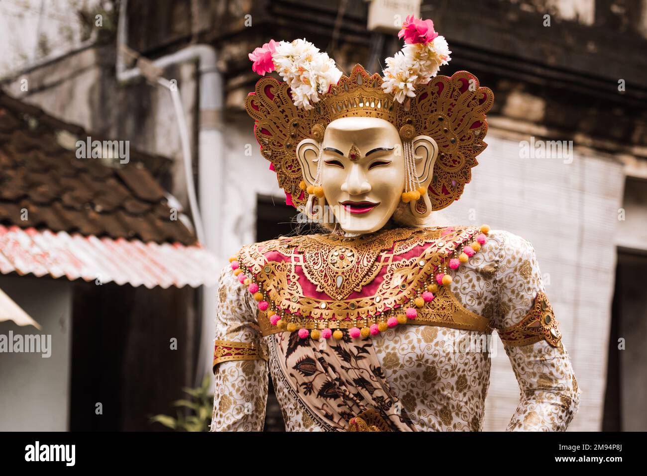 Traditional celebration ritual in Bali, Indonesia. Traditional Balinese ...
