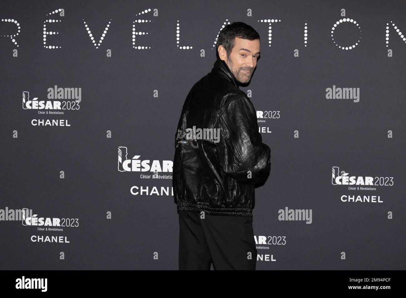 Romain Duris attends the Cesar - Revelations 2023 at the Trianon, on ...