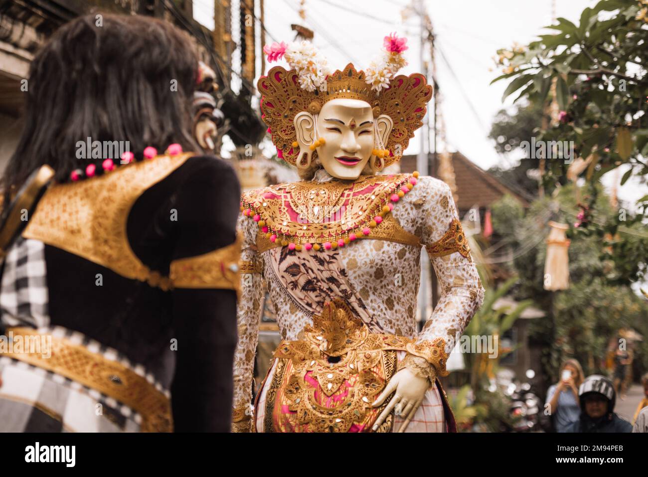 Traditional celebration ritual in Bali, Indonesia. Traditional Balinese ...