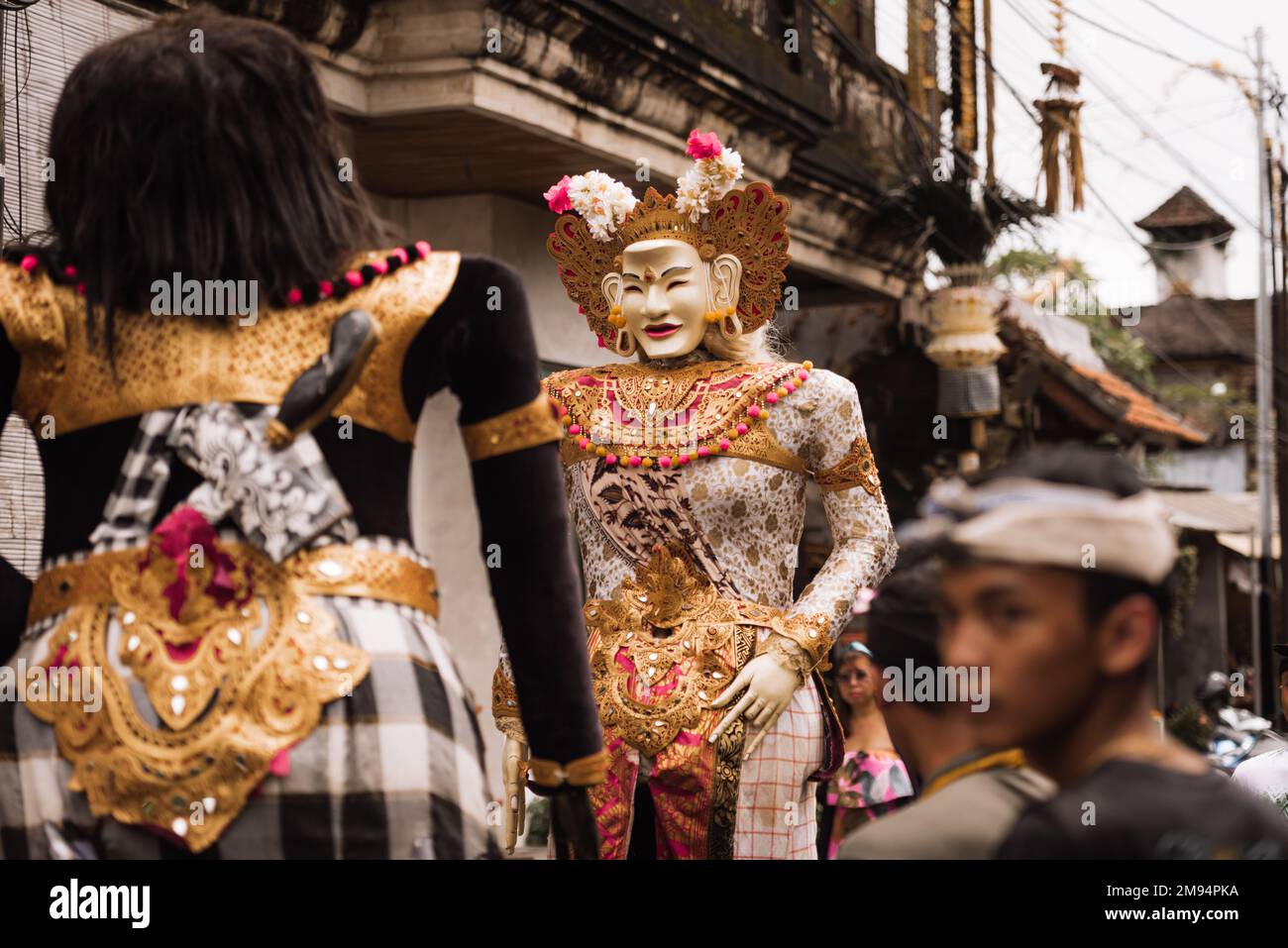 Traditional celebration ritual in Bali, Indonesia. Traditional Balinese ...
