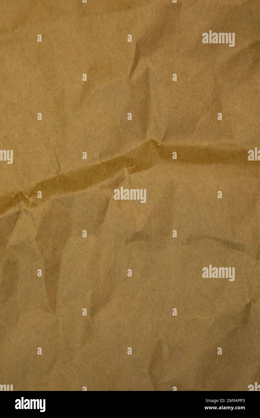 Brown wrinkle paper background texture. Brown template. Brown paper ...