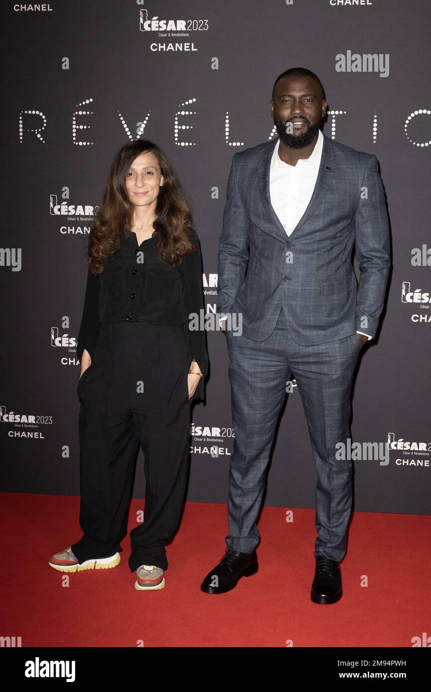 Houda Benyamina and Max Gomis attend the Cesar - Revelations 2023 at ...