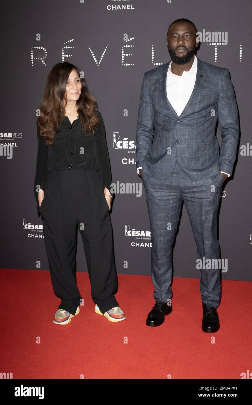 Houda Benyamina and Max Gomis attend the Cesar - Revelations 2023 at ...